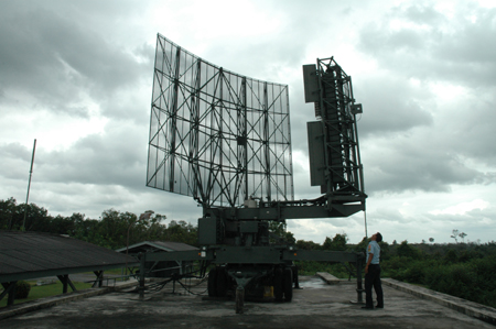 SATUAN RADAR 231 LHOKSEUMAWE: RADAR thomson TRS 2215 TNI AU