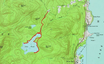 Off on Adventure: Jabe Pond - Lake George Wild Forest - 11/3/13