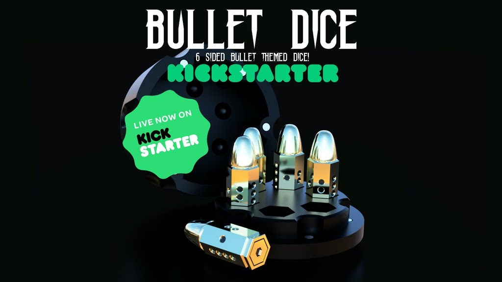 Tabletop Fix: Scalethor - Metal Bullet Dice Kickstarter