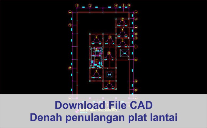 Download Denah penulangan plat lantai File Autocad Via Google Drive ...