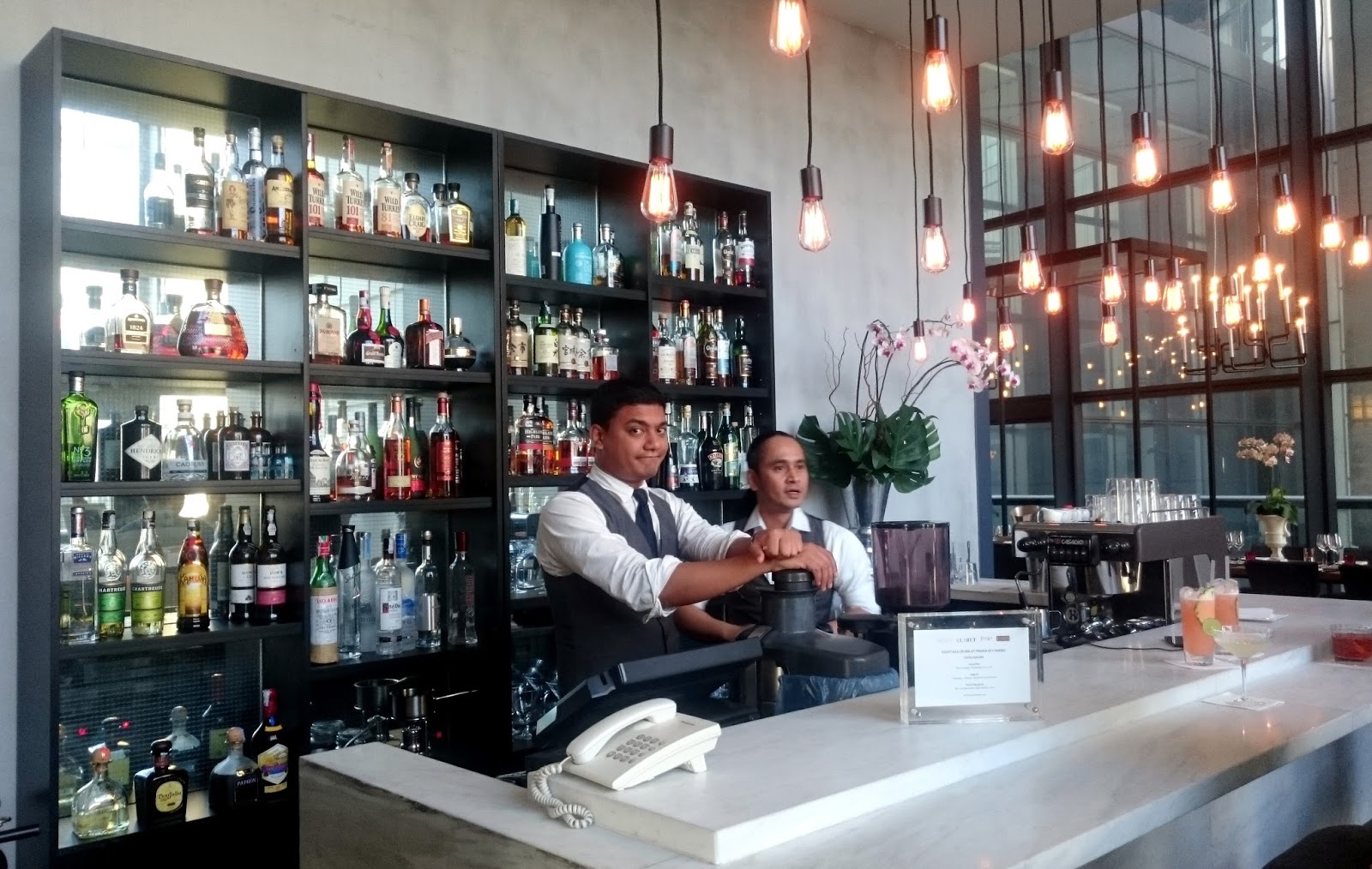 Angeltini: Cantaloupe, Claret & Fuego Bars @ Troika Sky Dining