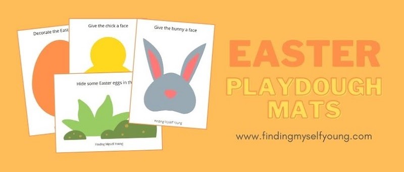 Free Printable Easter Playdough Mats | Finding Myself Young