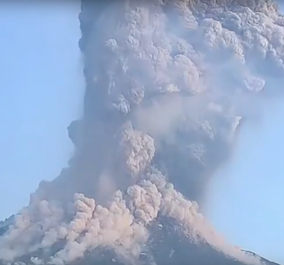 The Big Wobble : BOOM! Indonesia's most active volcano erupted Tuesday ...