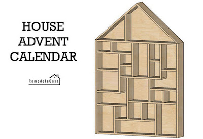 DIY - House Advent Calendar - Remodelando la Casa
