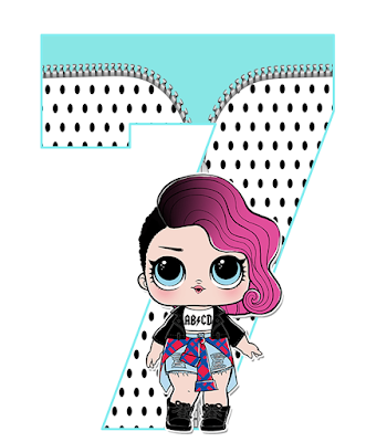 Kits imprimibles gratis : Números LOL para imprimir