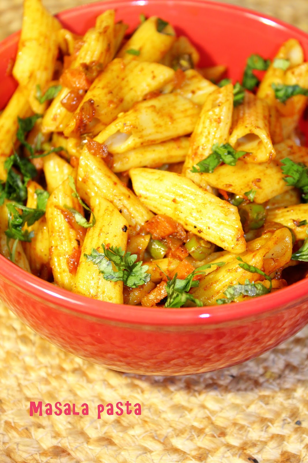 Barani's kitchen: Masala pasta