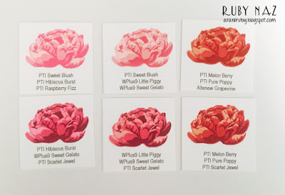 a rare ruby: Ink Combinations for Layering Stamps