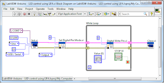 LabVIEW-Arduino - Getting Started Using LIFA Toolkit | Robotics University