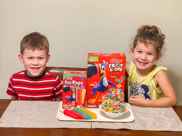 Tales of the Flowers: Froot Loops Ice Pops