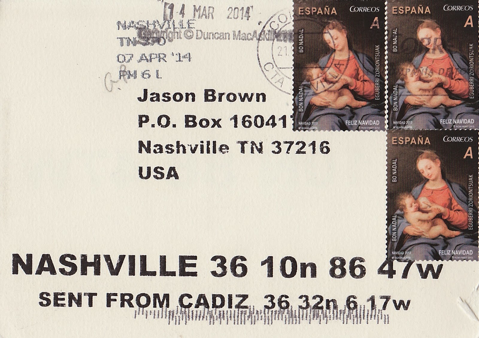 Reinvention : A Mail Art Project: PAGE 9 : Stephen Stephenson, Duncan ...