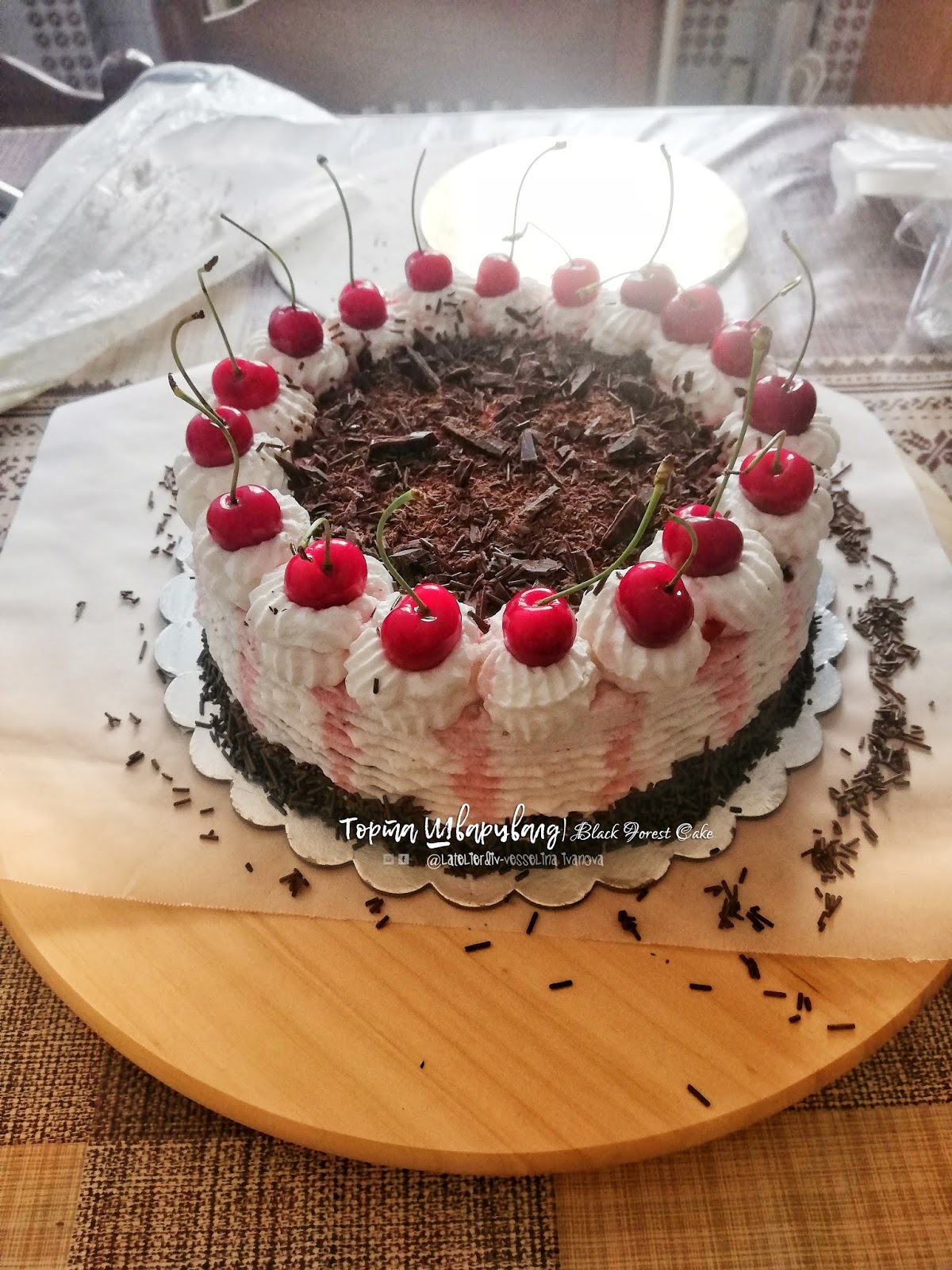 Торта Шварцвалд | Schwarzwald Cake | Black Forest Cake - Ателието на-ℬ ...