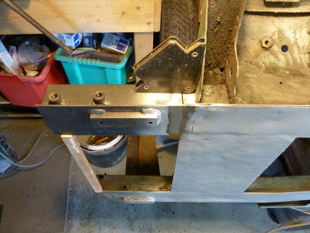 MG Midget 1965 MKII Restoration Project: Front Chassis Legs