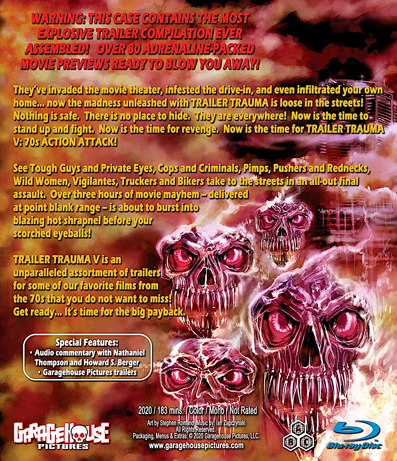 blu-ray and dvd covers: GARAGEHOUSE PICTURES BLU-RAYS: TRAILER TRAUMA ...