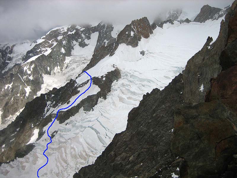 RobyUltra: Punta Baretti (4006 mt) Monte Brouillard (4068 mt) 11-07-2009