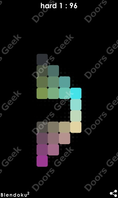 Blendoku 2 [Hard 1] Level 96 ~ Doors Geek