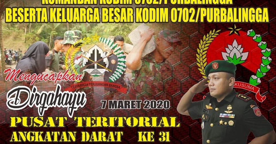 Dirgahayu Pusat Teritorial Angkatan Darat