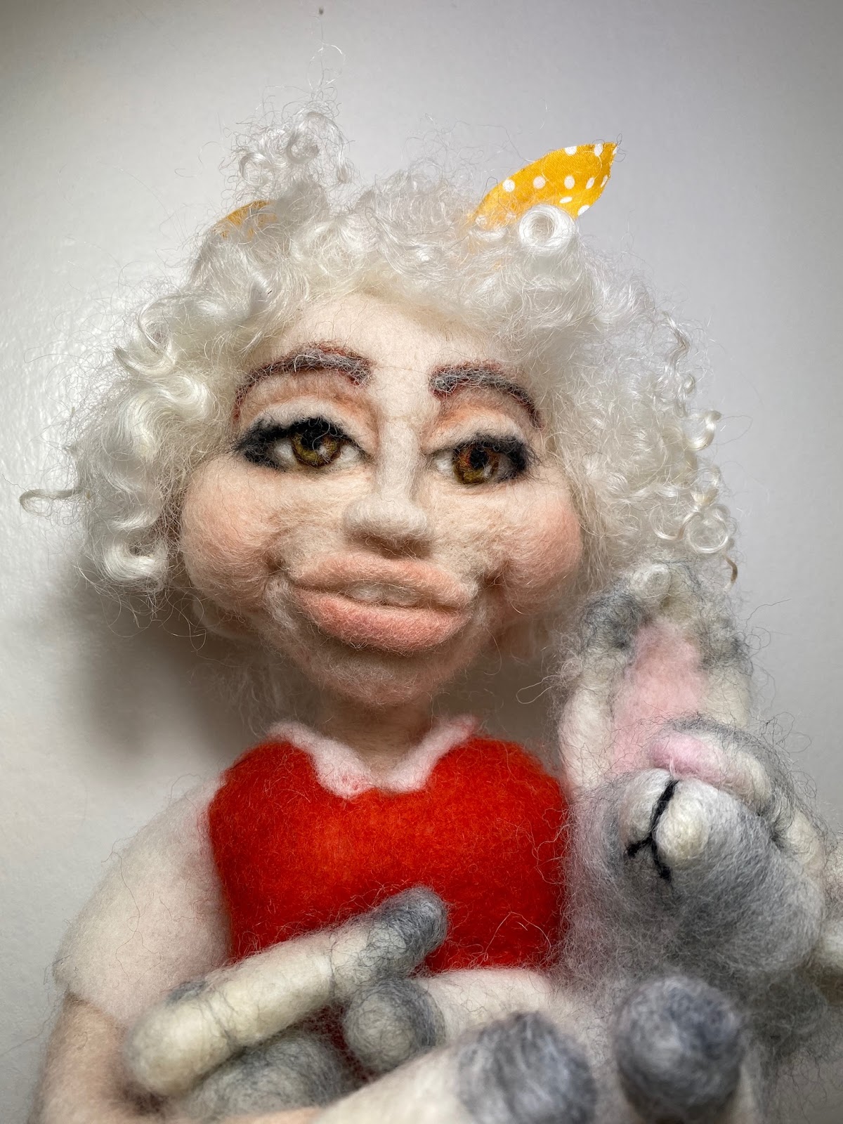 Jak Heath.com: Susie Character Doll needle Felting