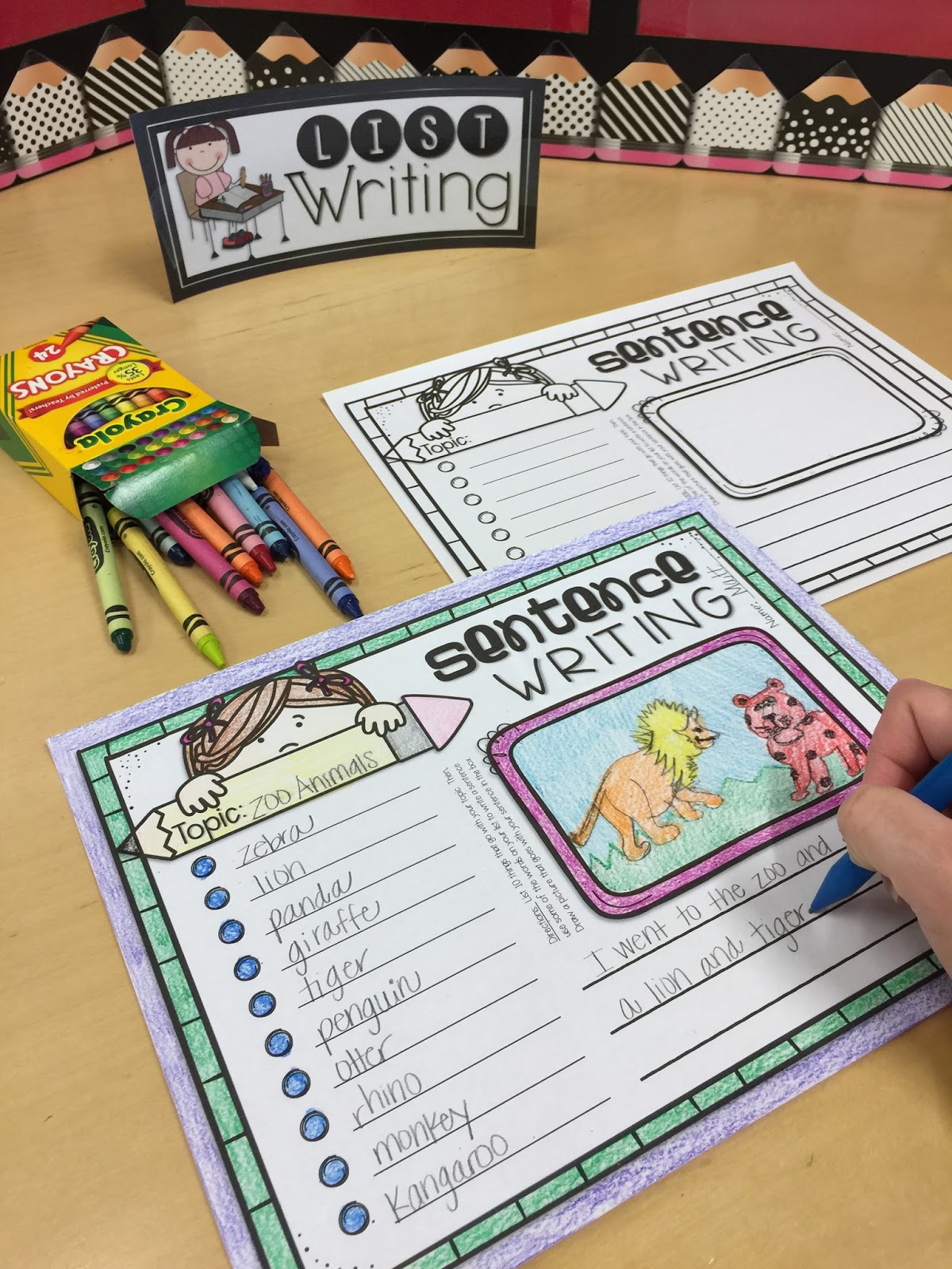 Teaching With Terhune: Writing Center Board with Tons of Activities for ...