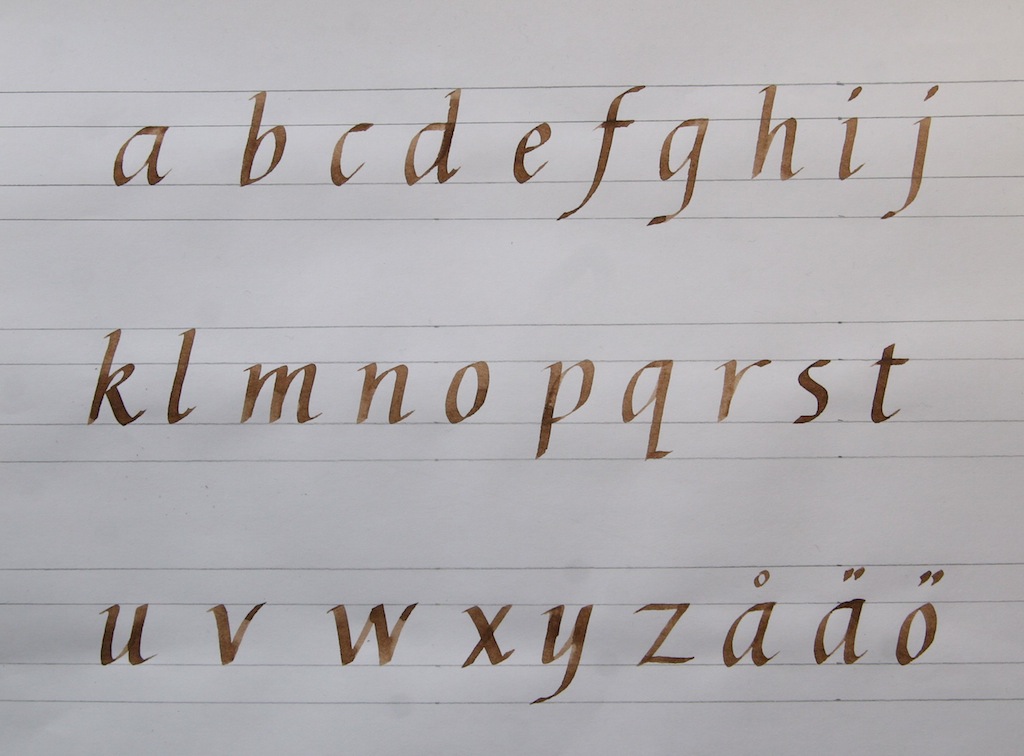 StampARTic: An introduction to calligraphy- Part 2