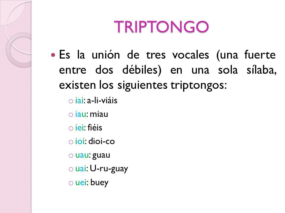 Acentuación en diptongos y triptongos | Dale al coco un poco