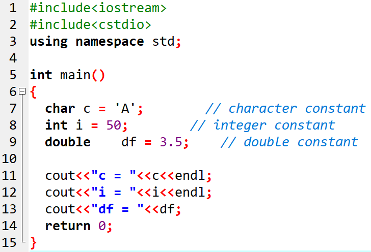 Variables, Constants, Identifiers and C-Data Types Variables, Constants, Identifiers and C-Data Types