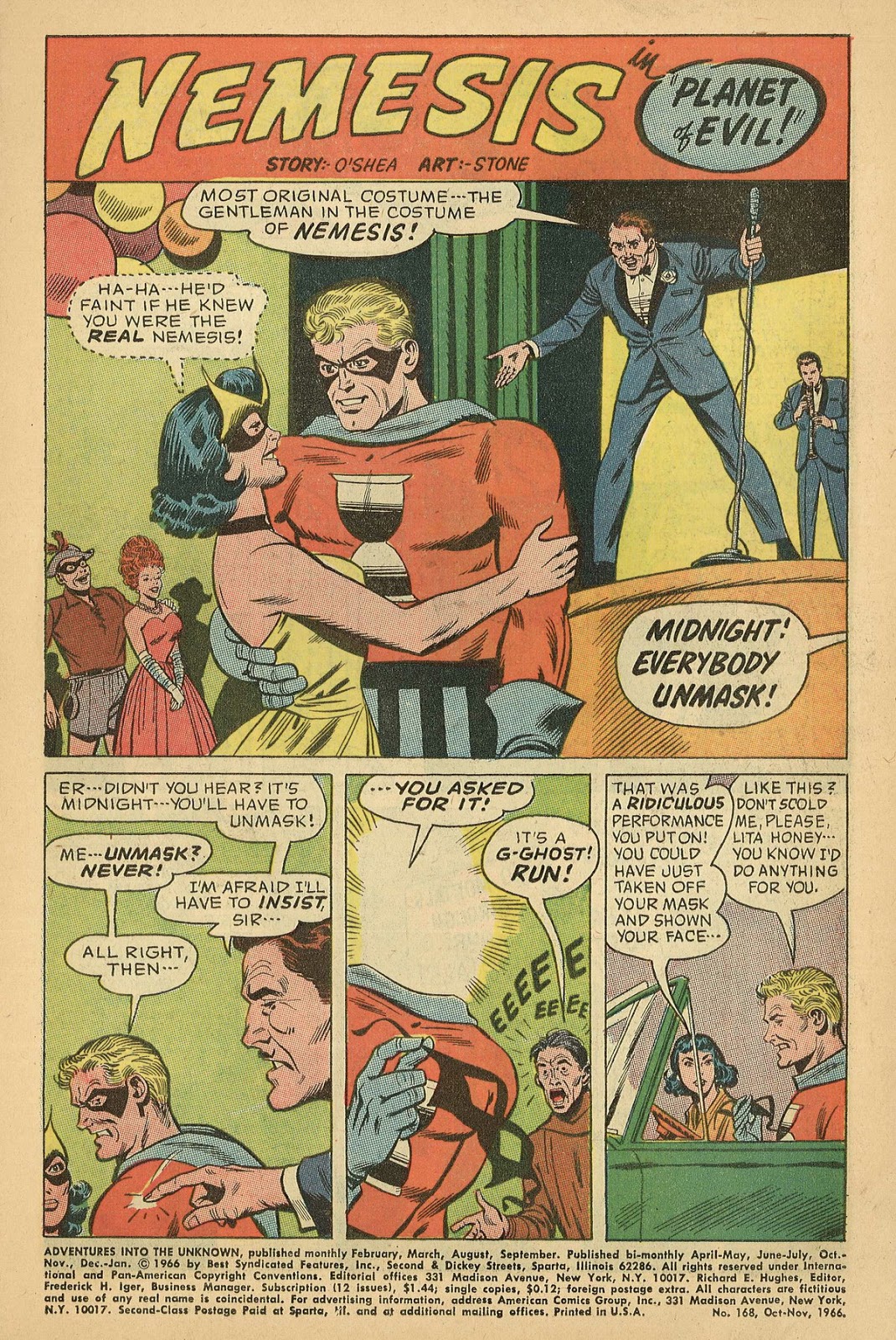 Four-Color Shadows: Nemesis-Chic Stone-1966