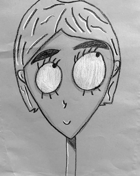 Self Portrait - Tim Burton Style | Art Chick Studio