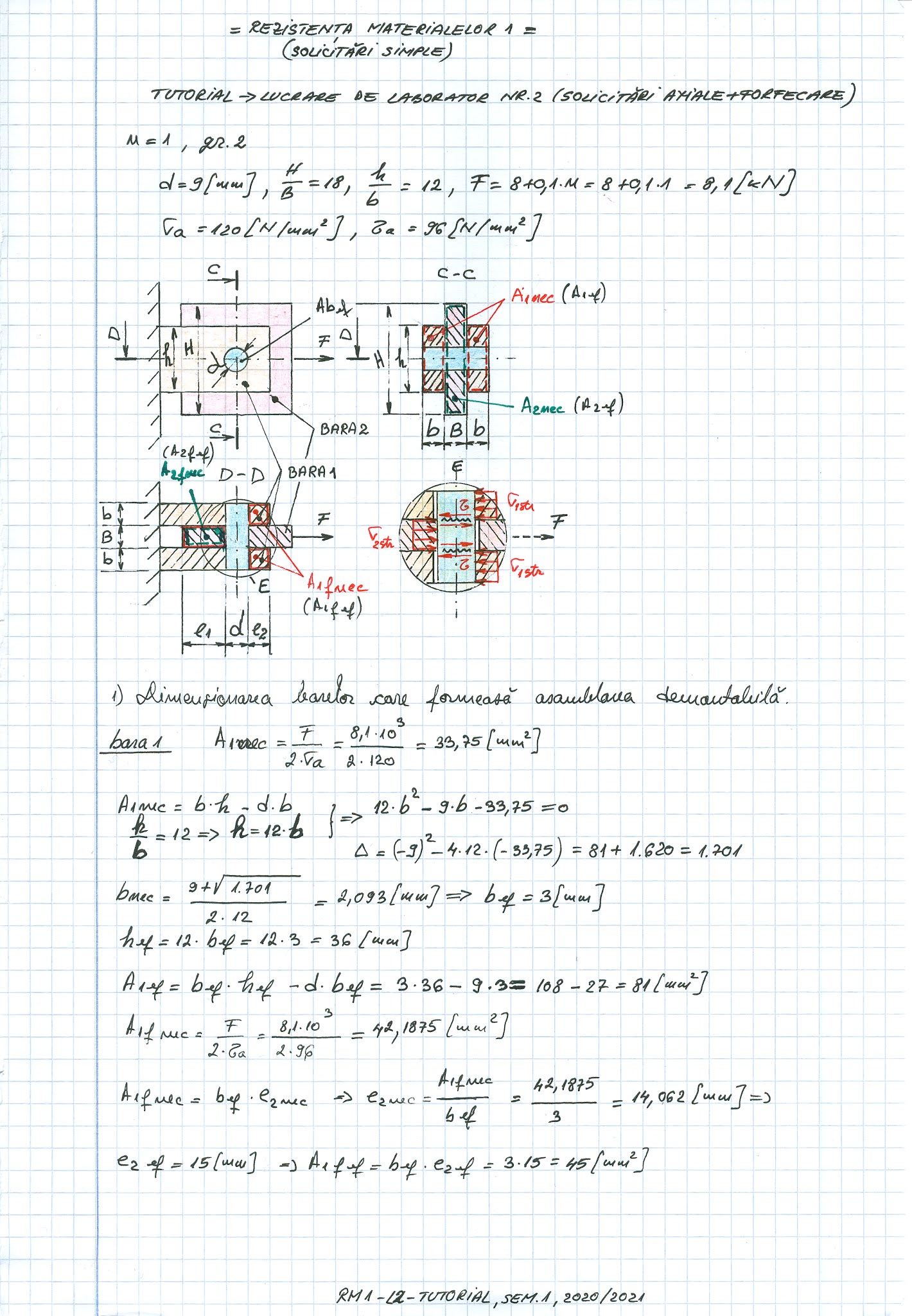 Rezistenta Materialelor - Mechanics of Materials - Résistance des ...