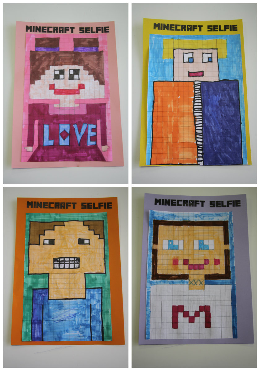 Klas6sintmichiel: Minecraft selfie