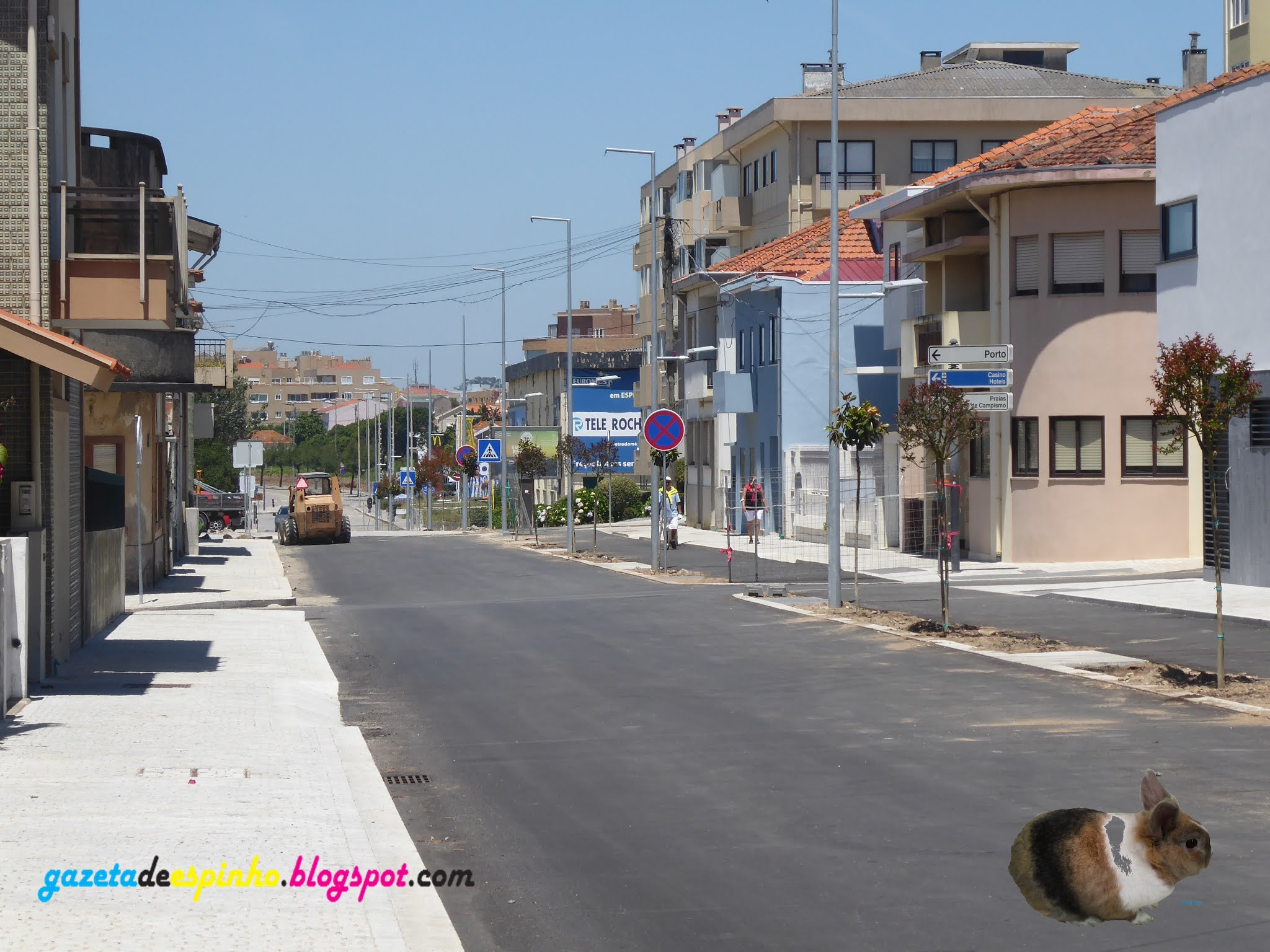 Gazeta de Espinho: Nova Rua 20 abriu ao transito até Rua 62