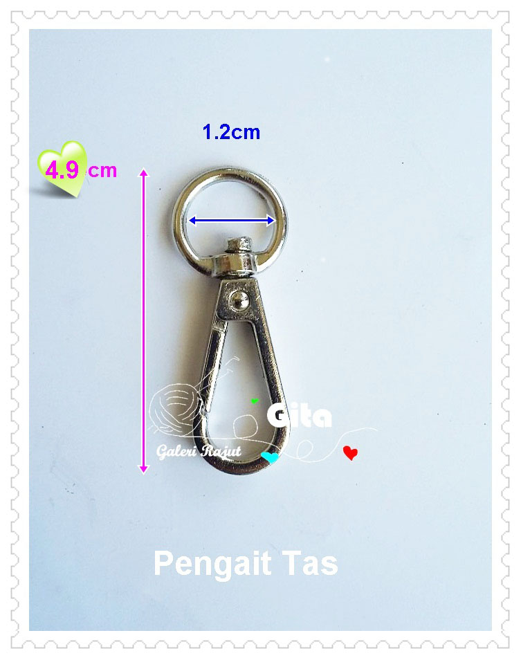 Gita Galeri Rajut: Aksesoris Tas: Pengait, Ring Tas, & Ring Jalan