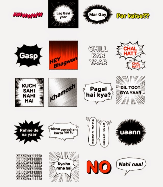 LINE Stickers Community: Free line sticker-Desi Dialogue sticker