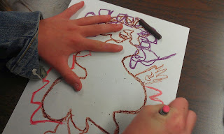 ARTsome! Elementary Art: 4th Grade- Organic Shape Monsters!