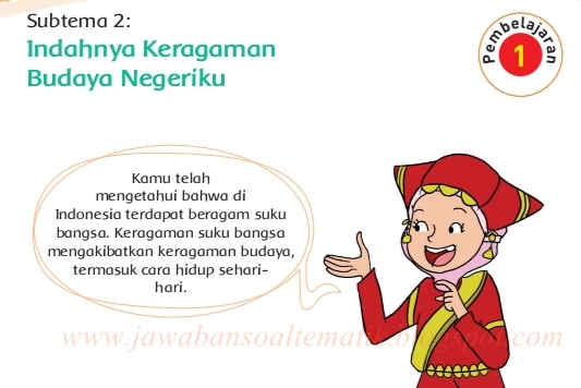 Tema 7 Kelas 4 Indahnya Keragaman Di Negeriku Dan Kunci Jawaban Halaman