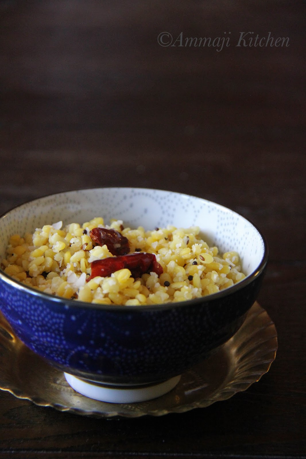 Moong Dal Sundal | Indian Food Recipes | Ammaji Kitchen