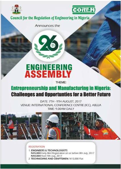 Update: COREN Engineering Assembly 2017 Online Registration Has Opened ...