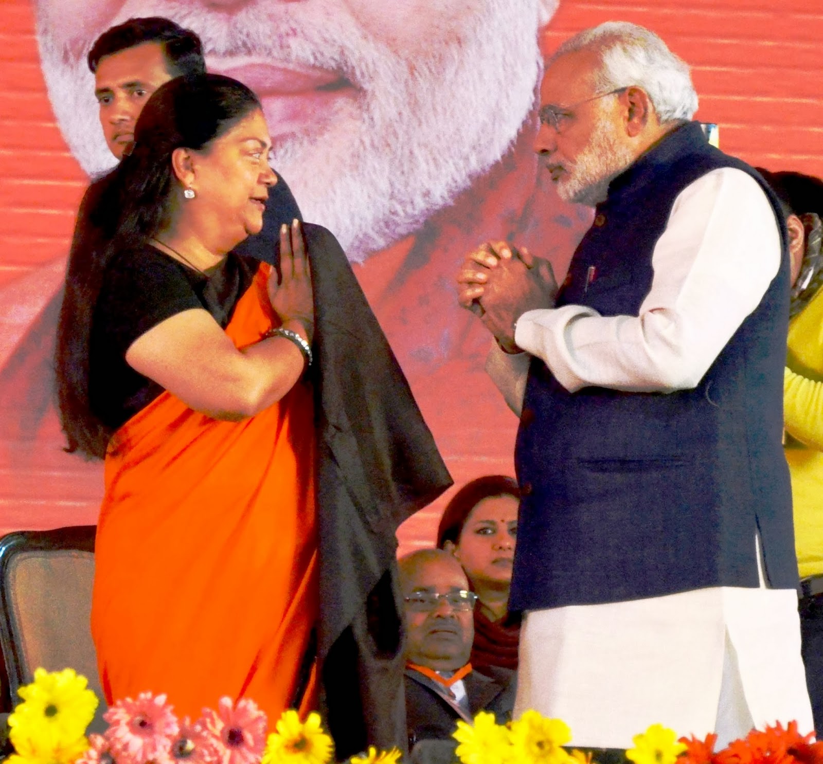 Vasundhara Raje With Narendra Modi