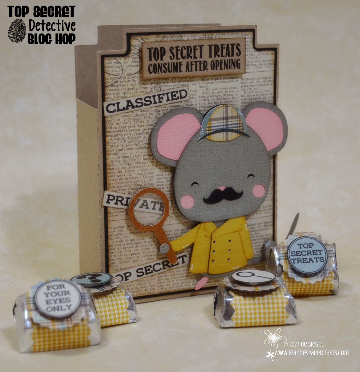 Jeanne's Paper Crafts: TOP SECRET Detective Blog Hop!