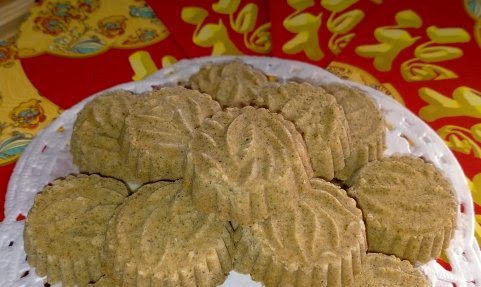 Cooking Pleasure: CNY 2021-MELT IN MOUTH MUNG BEAN [LEK TAU PAENG] COOKIES
