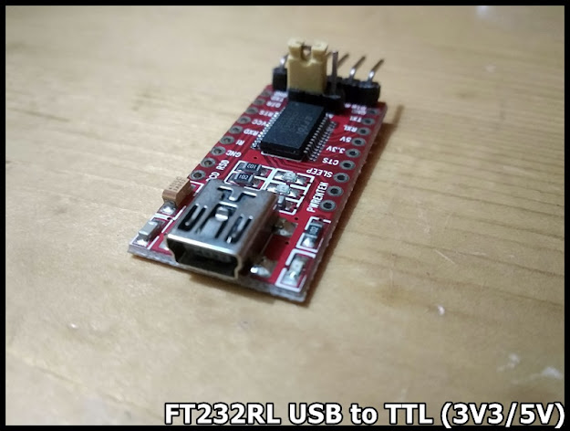 Embedded things: FTDI FT232RL USB to TTL (3V3/5V)