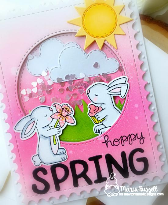 Newton's Nook Designs: Hoppy Spring Card by Maria Russell
