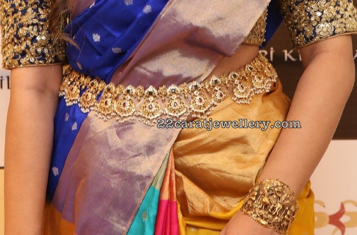 Bottu Mala and Broad Kada - Jewellery Designs