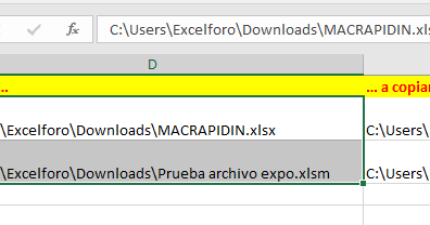 VBA: Función FileCopy para copiar y mover ficheros desde Excel | EXCEL ...