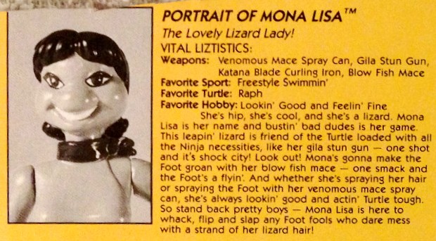 She's Fantastic: Teenage Mutant Ninja Turtles MONA LISA!