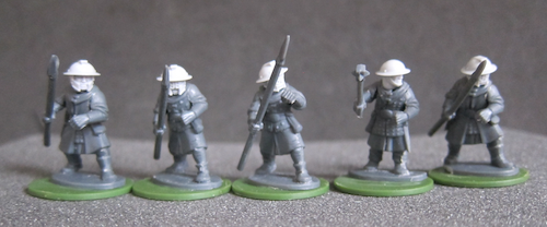 ultravanillasmurf: Oathmark Human Infantry and Spearmen