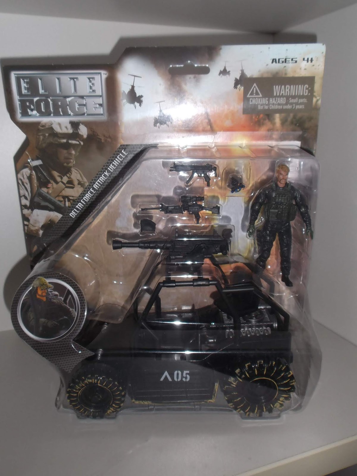 2 Minute Toy Break!: Elite Force - Delta Force Attack Vehicle Set