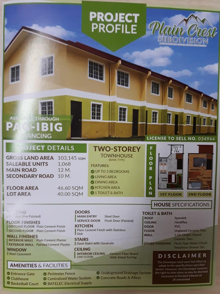 Plain Crest Subdivision in Tanauan Batangas ~ Mr. Home Buddy
