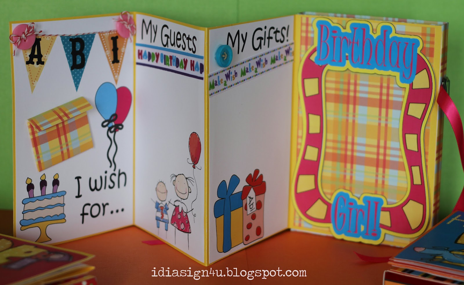 I Love Doing All Things Crafty: DIY Birthday Card | Book For Birthday ...