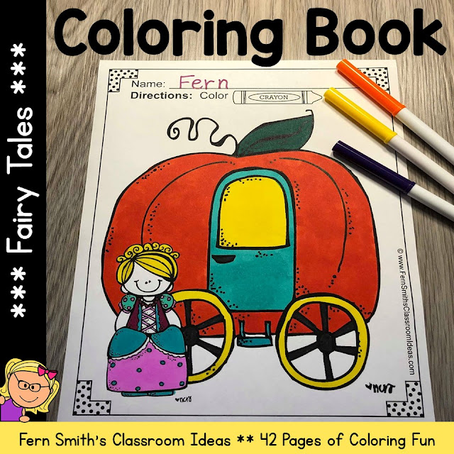 These Fairy Tale Coloring Pages and Craftivities Have Been Updated ...