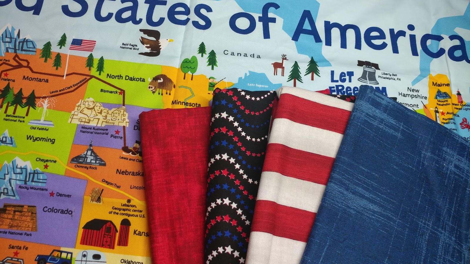 Slice of Pi Quilts: USA Map Quilt Surprise